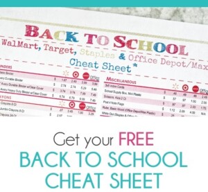 Back To School Cheat Sheet - schoolprintablesheets.com