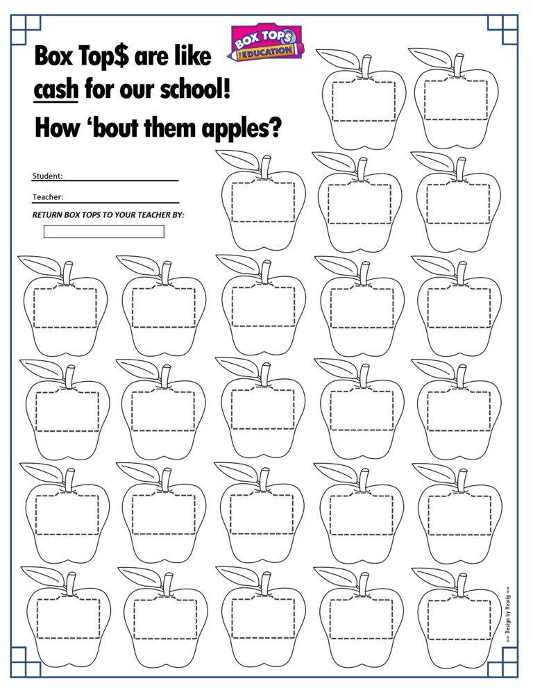 Box Tops For Schools Sheet - schoolprintablesheets.com