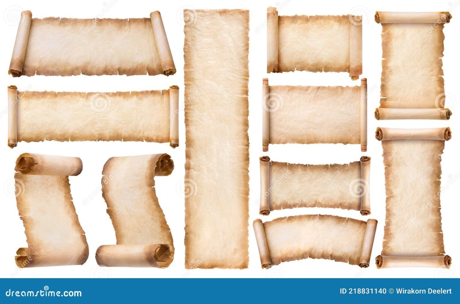 Antique Paper Scrolls Sheets For School Projects - schoolprintablesheets.com