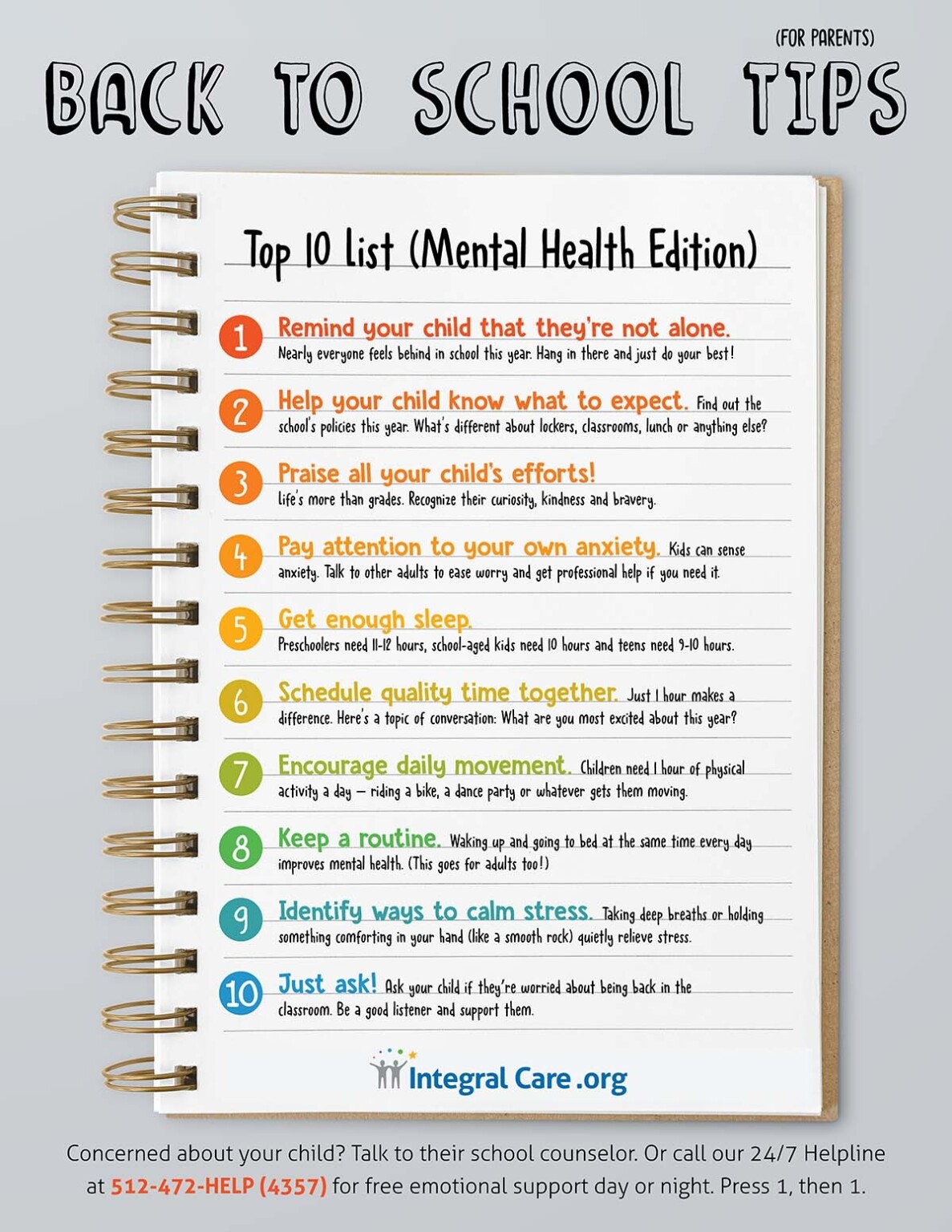 Back To School Tip Sheets - schoolprintablesheets.com