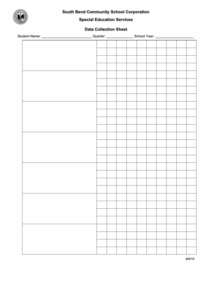 Blank Data Sheets For School - schoolprintablesheets.com